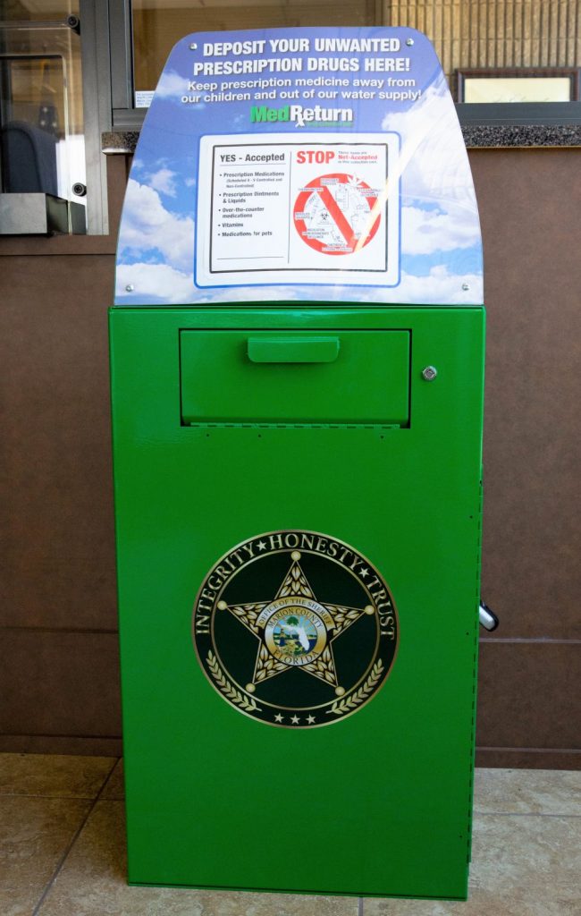 Marion sheriff unveils drug drop-off boxes to dispose of unused ...