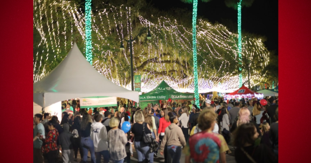 Visitors flock to downtown streets for Light Up Ocala - Ocala-News.com