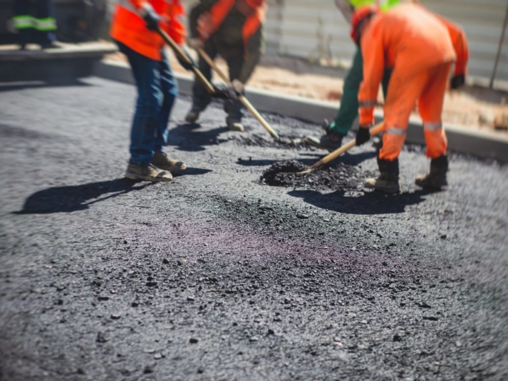 Road maintenance should be done at night or early in the morning ...