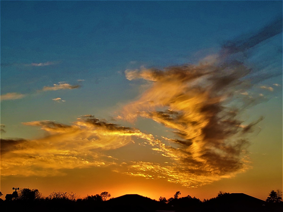 Beautiful Orange Sunset In Ocala's Summerglen Community - Ocala-News.com