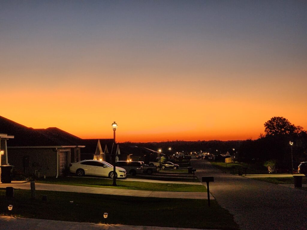 Beautiful Orange Skies Over Ocala's Summercrest Neighborhood - Ocala ...