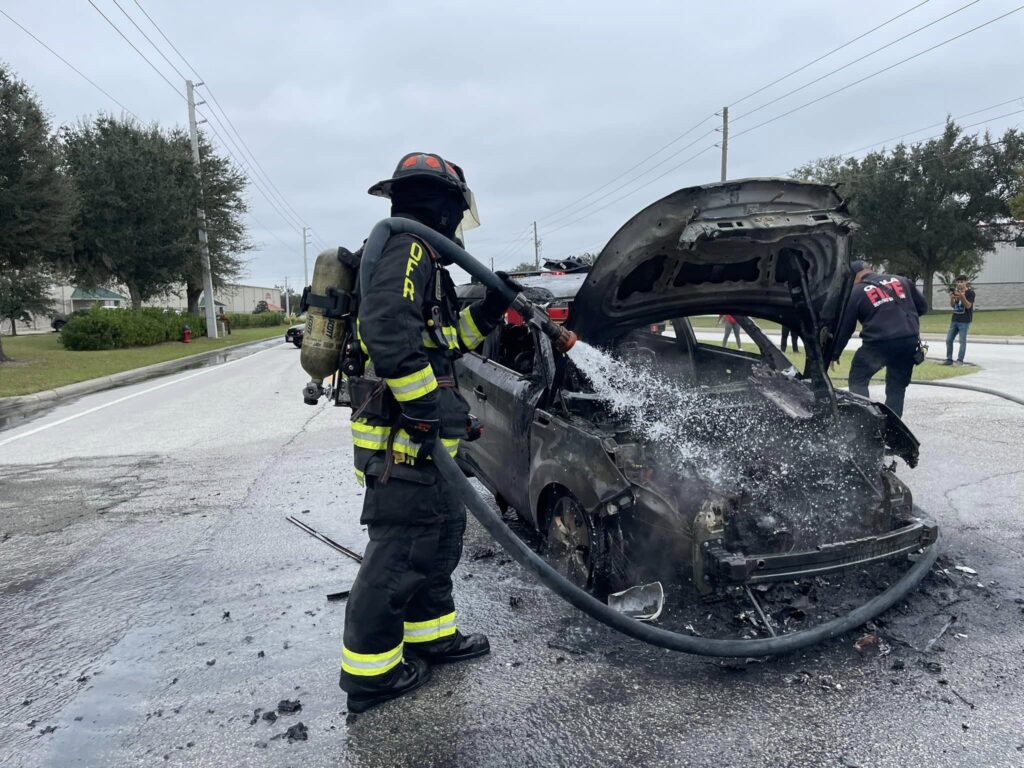 Ocala firefighters extinguish vehicle fire on SW 44th Avenue - Ocala ...
