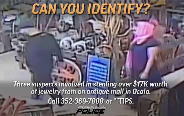 Ocala police looking for three suspects who allegedly stole $17,000 ...
