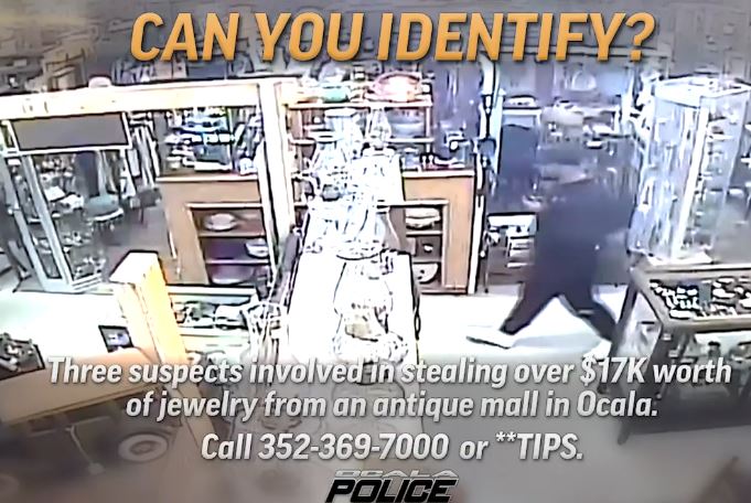 Ocala police looking for three suspects who allegedly stole $17,000 ...