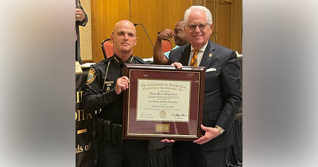 Ocala Police Department recognized for 15 years of successful ...