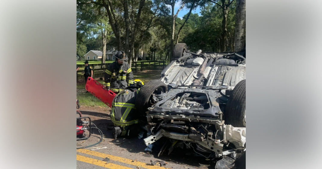 Rollover crash in Ocala sends driver to hospital - Ocala-News.com
