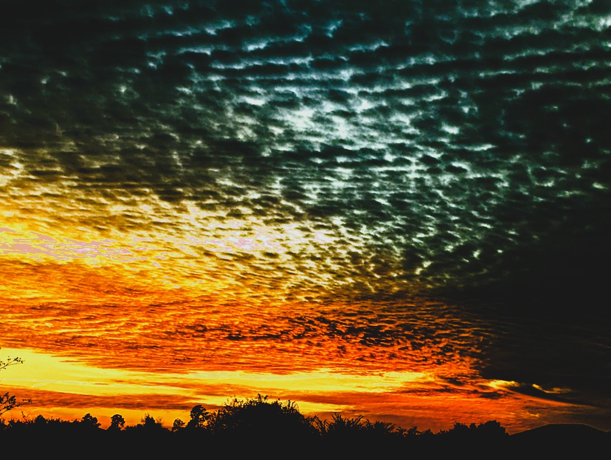Unusual clouds in the evening sky over the Summerglen Community - Ocala ...
