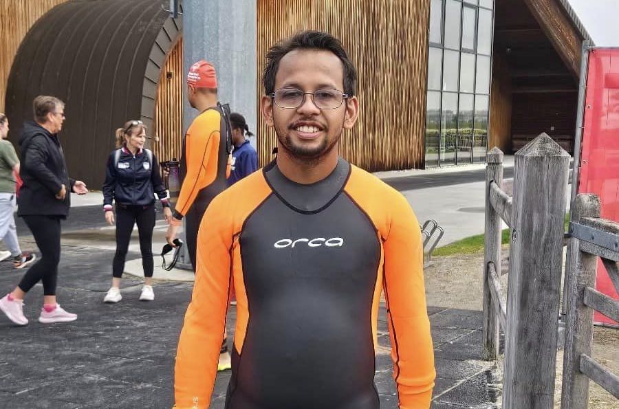 Marion triathlete competes in and finishes European Special Olympics ...