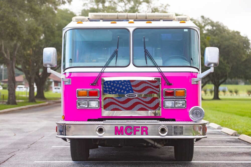 Marion Fire Rescue adds pink truck to fleet for Breast Cancer Awareness ...