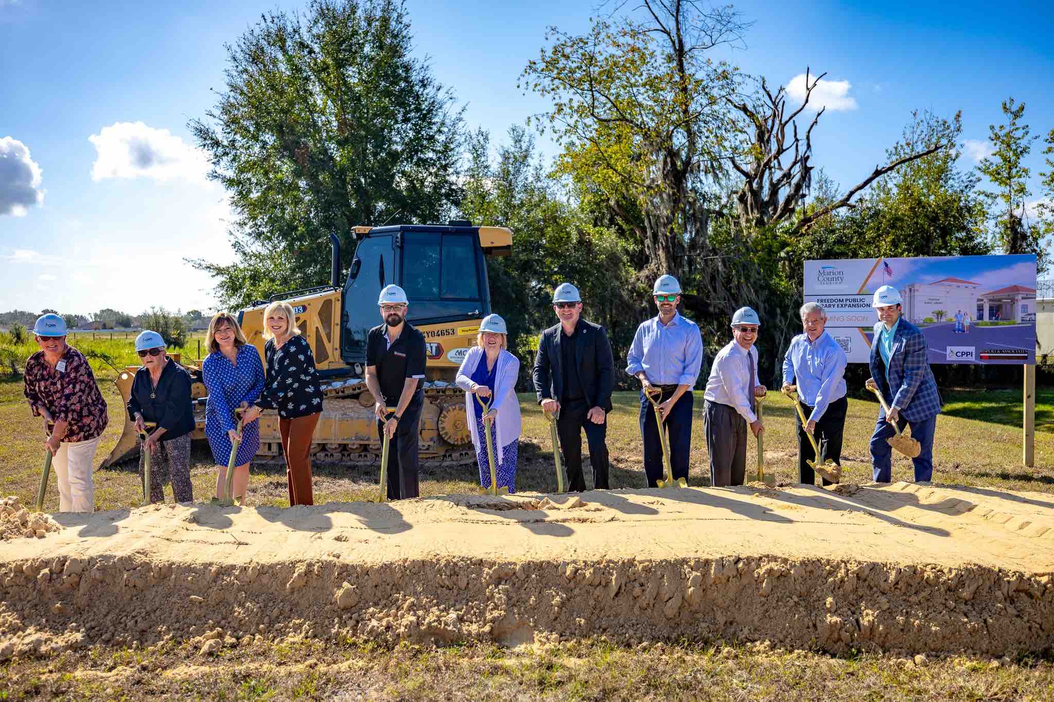 Ground broken on expansion of Freedom Public Library - Ocala-News.com