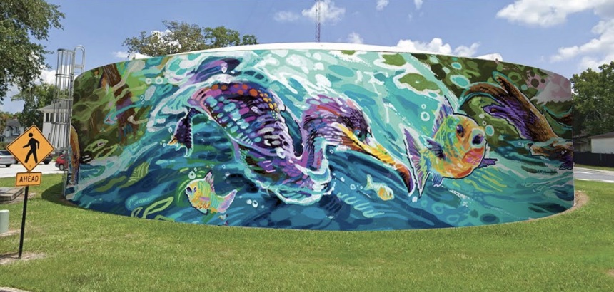 Artist to receive $60,000 for new mural on Ocala water tank - Ocala ...