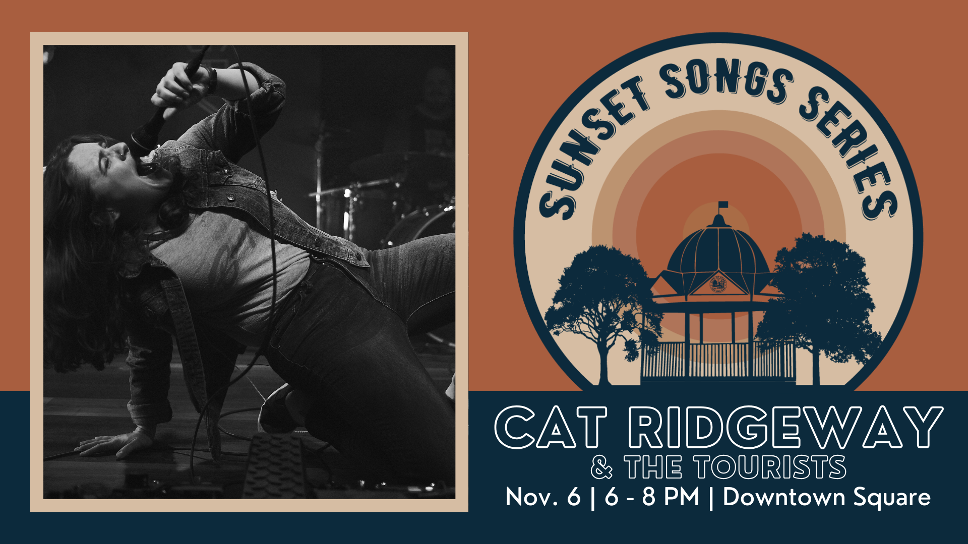 Cat Ridgeway and the Tourists performing at Sunset Songs Series - Ocala ...