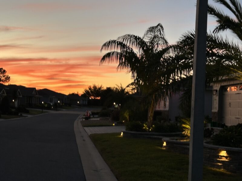Beautiful sunset over On Top Of The World Community in Ocala - Ocala ...