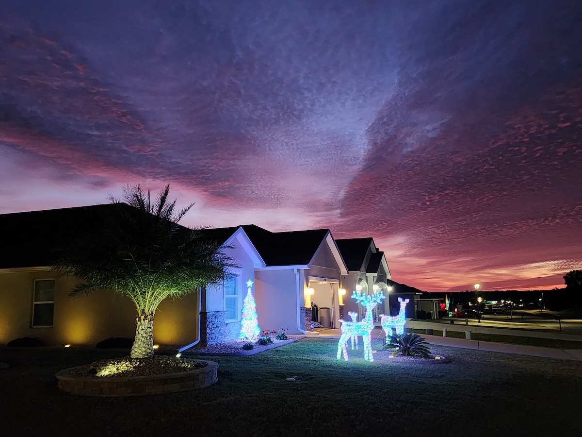 The sun goes down over Summercrest in SE Ocala - Ocala-News.com