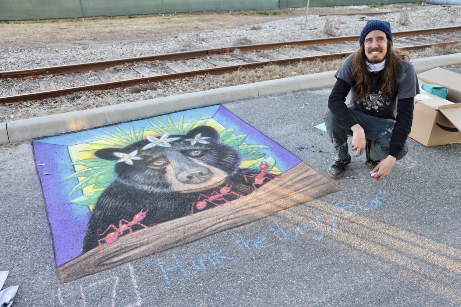 Ocala artist, students awarded for magnificent chalk art - Ocala-News.com