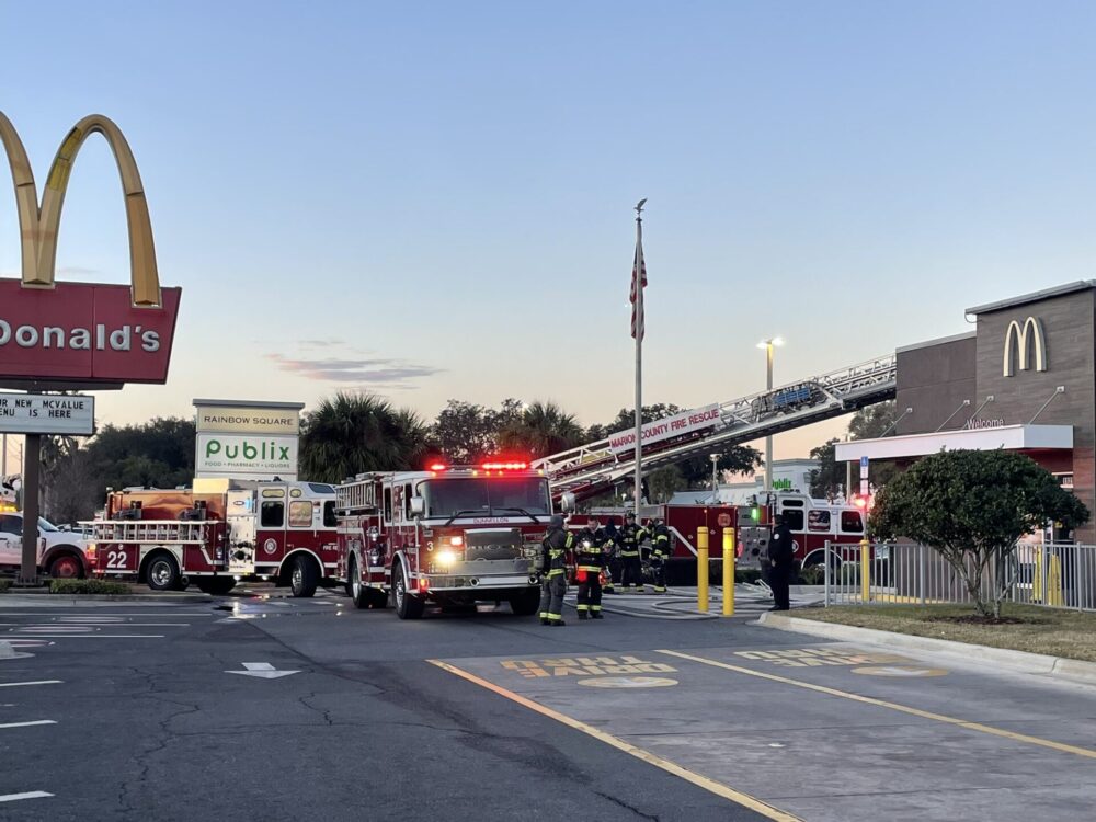 Fire ignites inside McDonald's in Marion County - Ocala-News.com