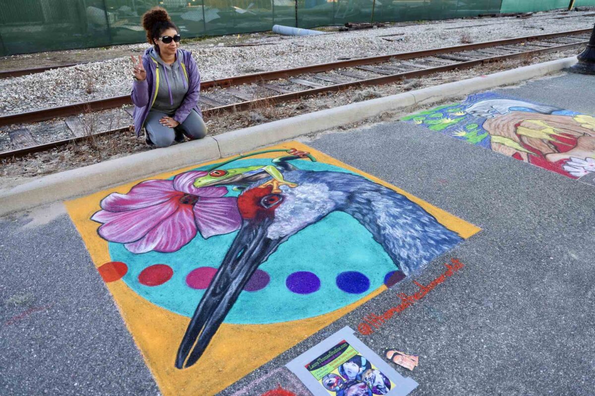Ocala artist, students awarded for magnificent chalk art - Ocala-News.com