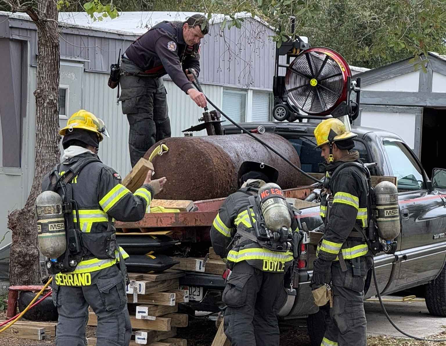 Firefighters contain gas leak outside south Marion home - Ocala-News.com