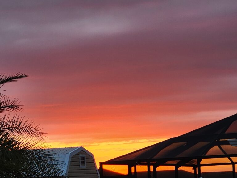 Gorgeous sunset over Summercrest in SE Ocala - Ocala-News.com