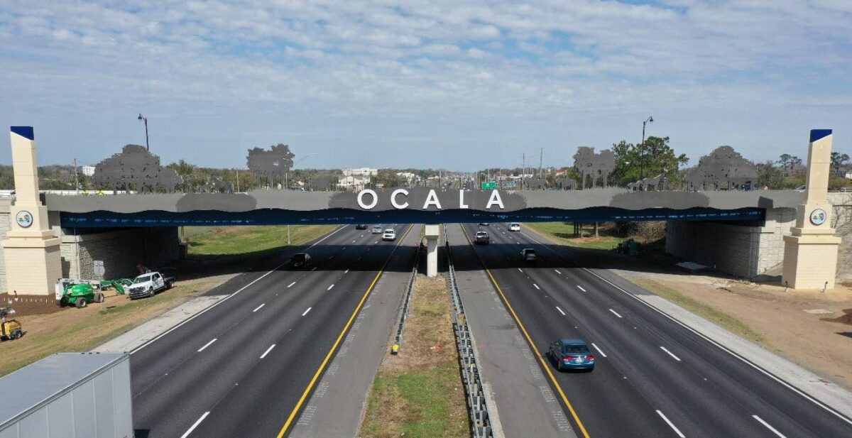 Ocala's gateway signage nearing completion - Ocala-News.com