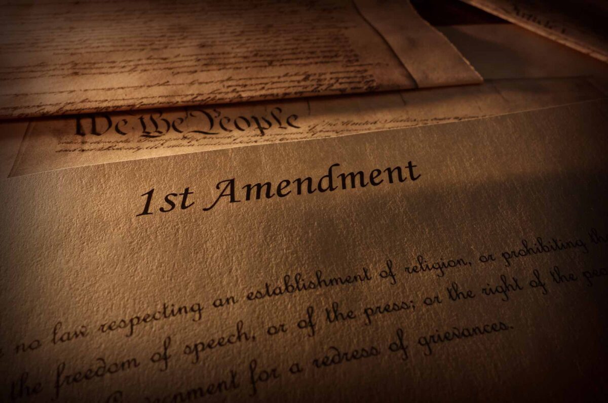 I believe the First Amendment protects lawful permanent residents, but ...