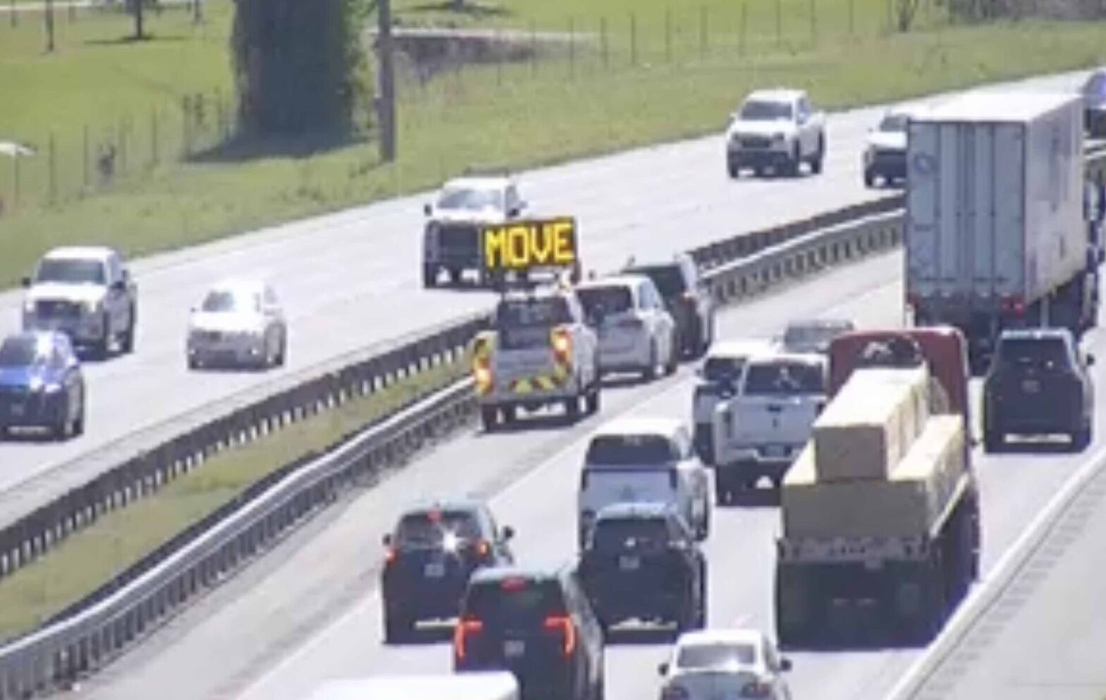 I-75 heavily congested in Marion County after accident, vehicle fire ...