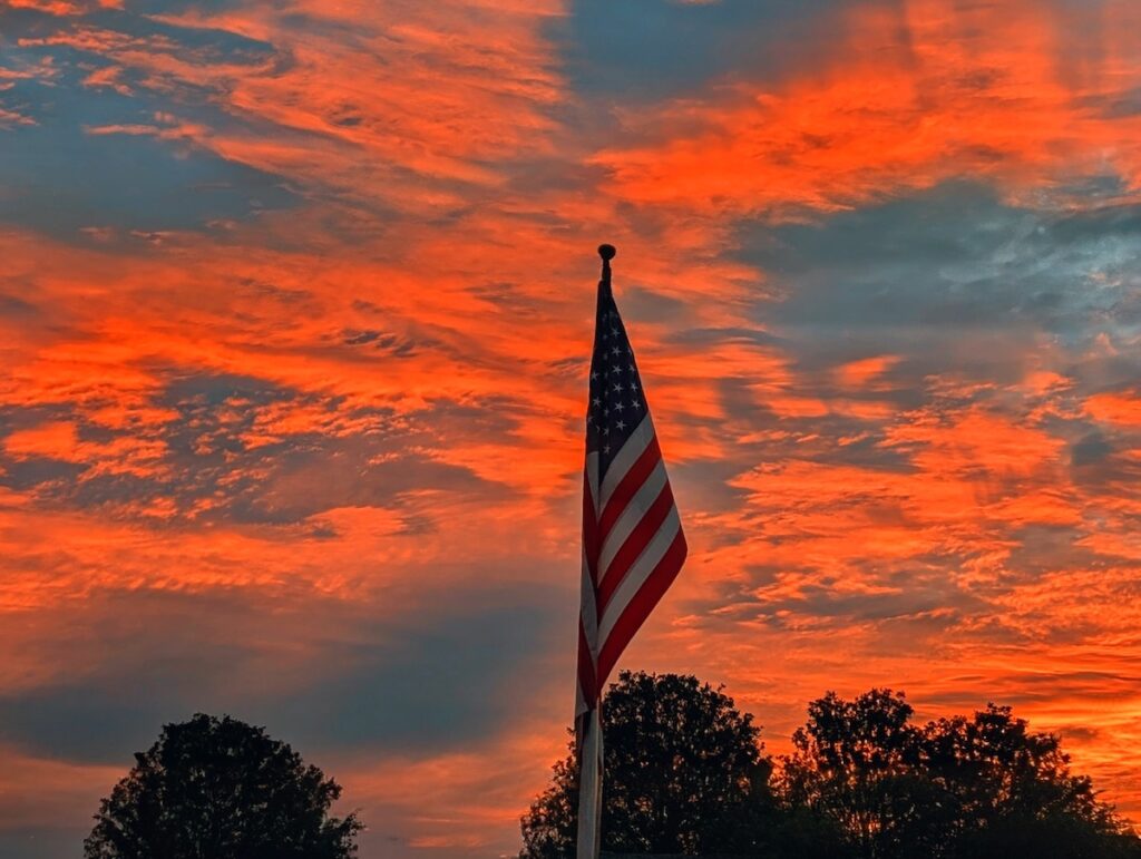 American flag flying over Ocala's Summerglen Community - Ocala-News.com