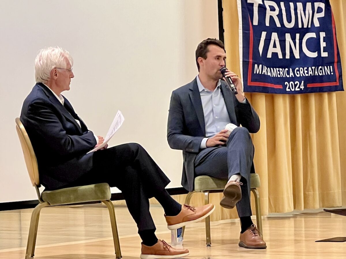 People gather in downtown Ocala to honor Charlie Kirk - Ocala-News.com