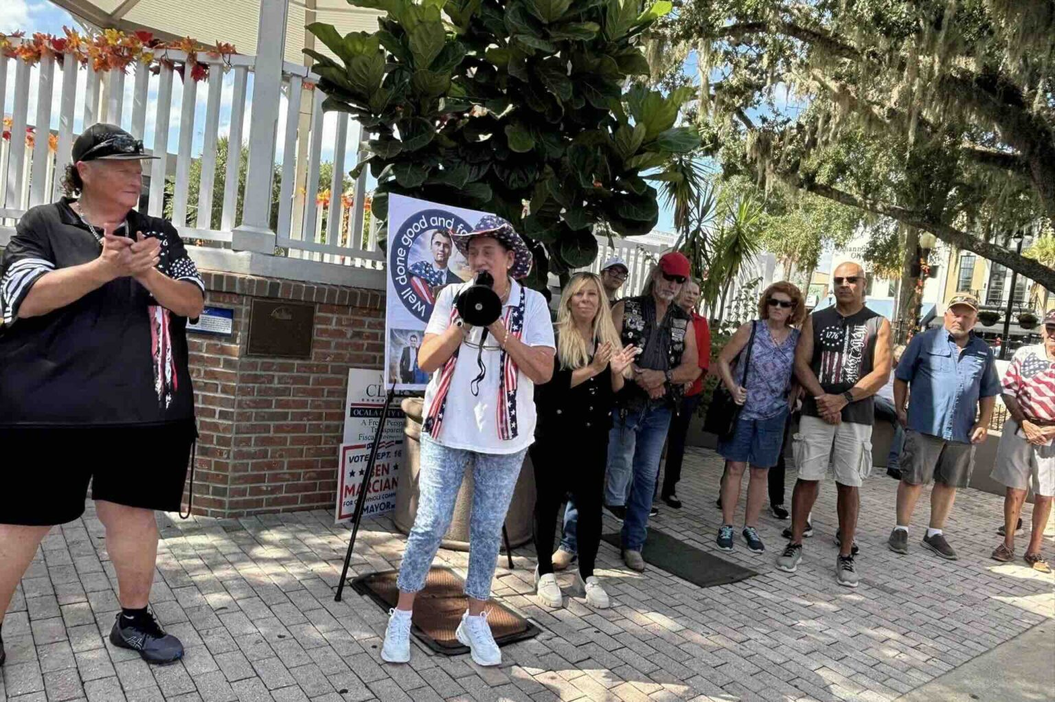 People gather in downtown Ocala to honor Charlie Kirk - Ocala-News.com