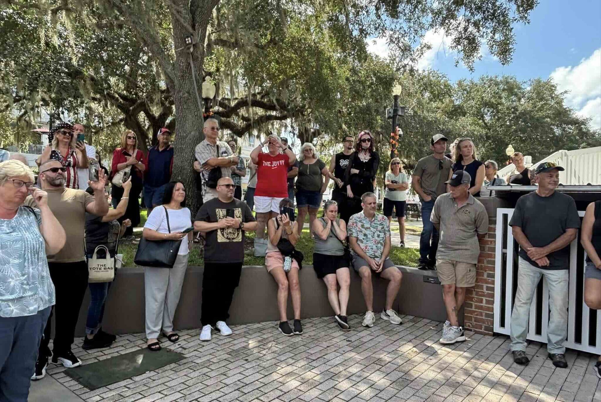 People gather in downtown Ocala to honor Charlie Kirk - Ocala-News.com