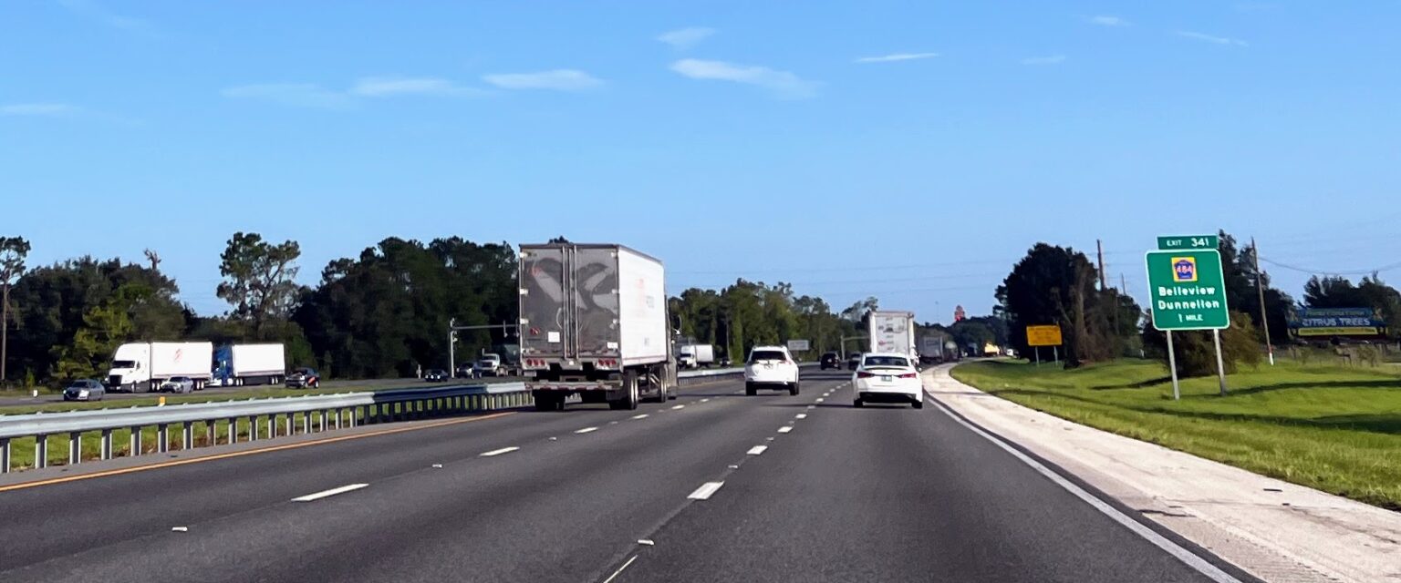 I see too many people using the shoulder on I-75 as an exit ramp ...