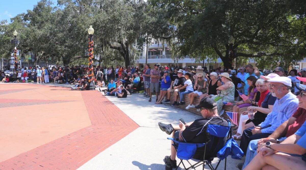Hundreds gather in downtown Ocala for Charlie Kirk prayer vigil - Ocala ...
