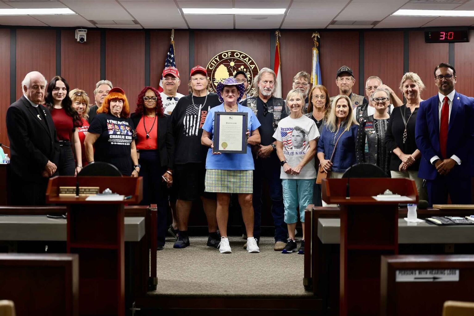 Marion County, Ocala honor Charlie Kirk with roadway and day of ...