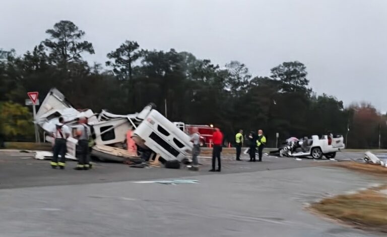 5-year-old child killed, 13 others critically injured after motorhome ...