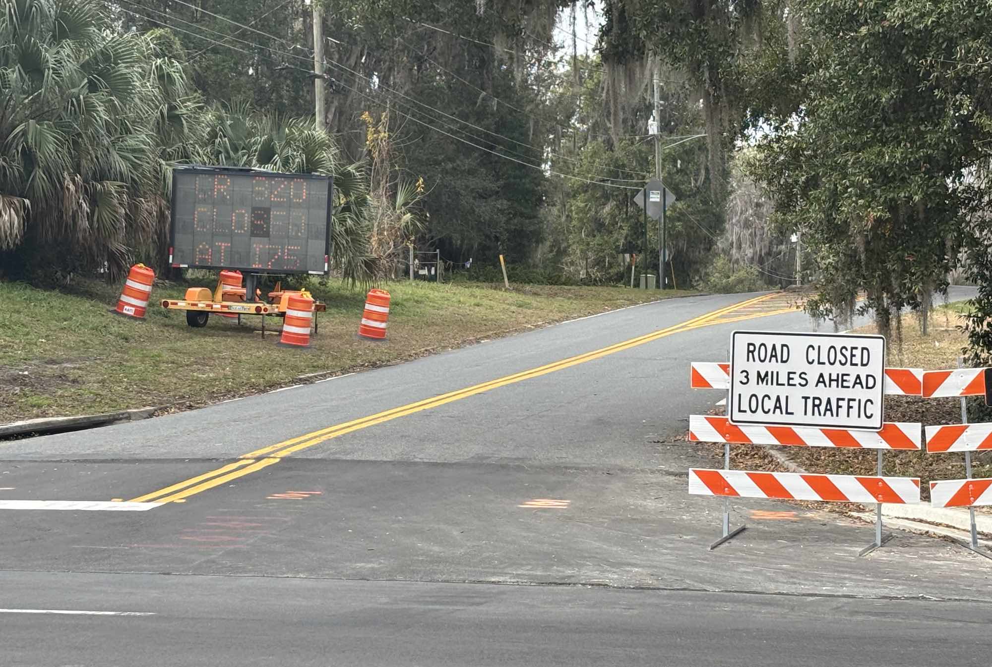 Bridge closed over I-75 as interstate shutdowns begin tonight - Ocala ...