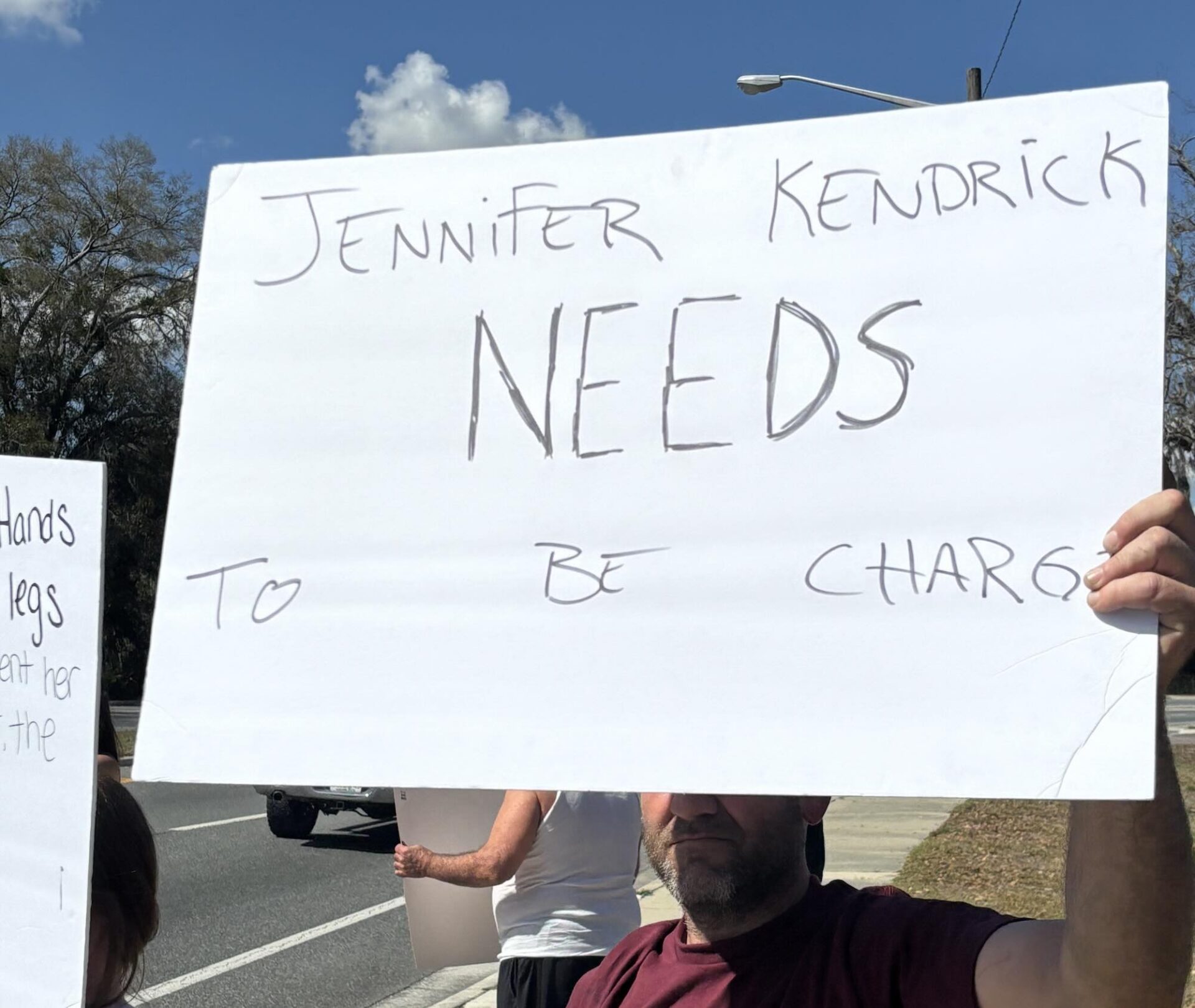 Protestors demand accountability from Marion mother in death of toddler ...
