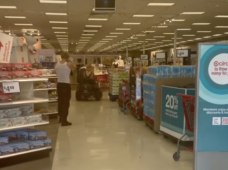 Influencer atop lawnmower allegedly smashes Ocala Target door before ...