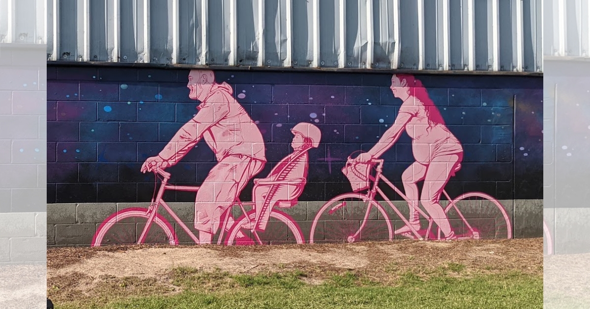 Orlando-based artist finishes new bike mural in Downtown Ocala - Ocala ...