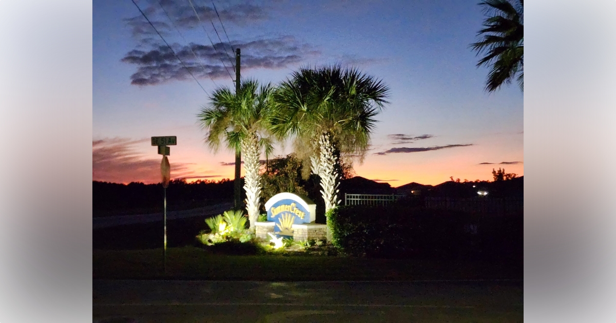 Entrance To SummerCrest Neighborhood In Ocala - Ocala-News.com