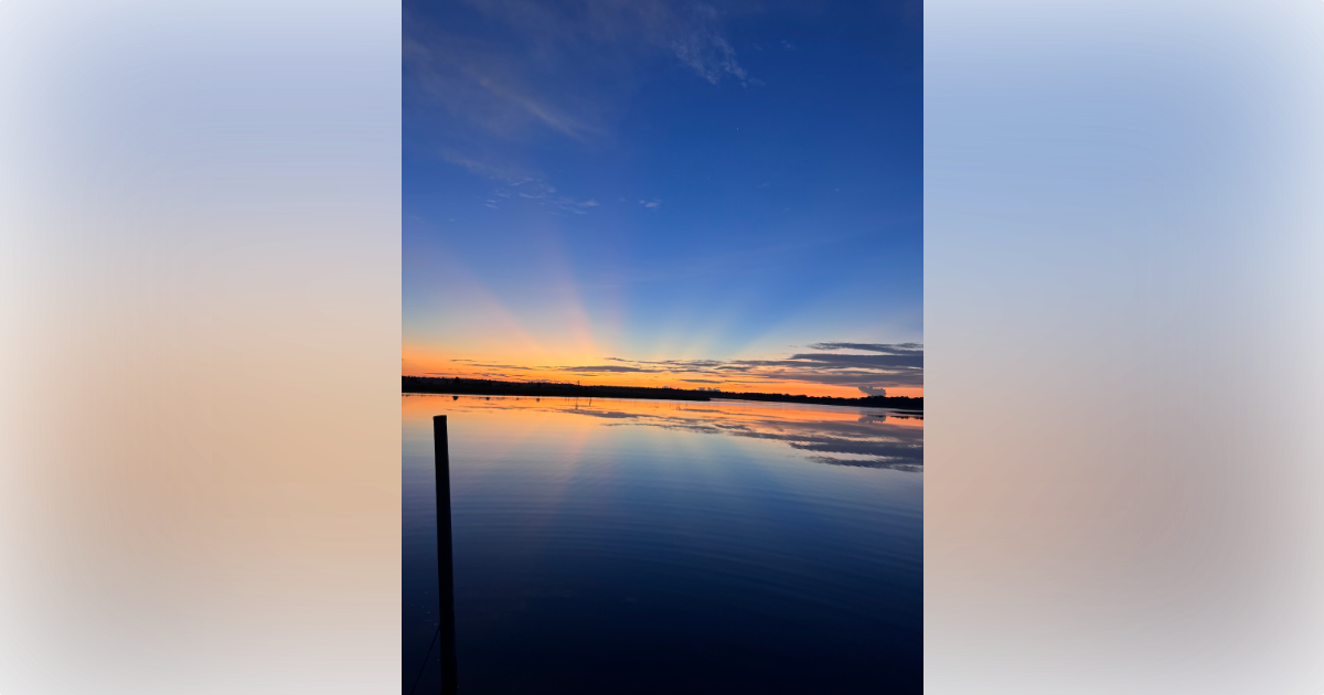 Beautiful sunrise over Lake Kerr in Salt Springs - Ocala-News.com