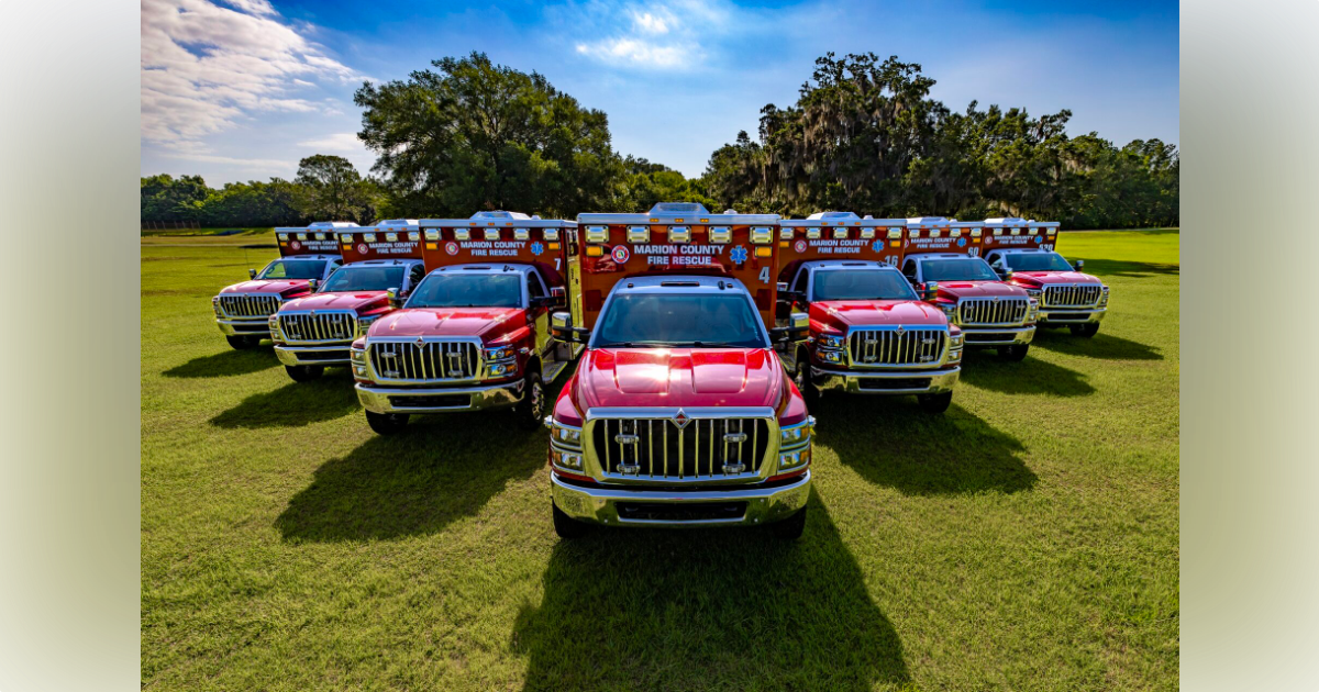 7 new ambulances join Marion County Fire Rescue fleet - Ocala-News.com