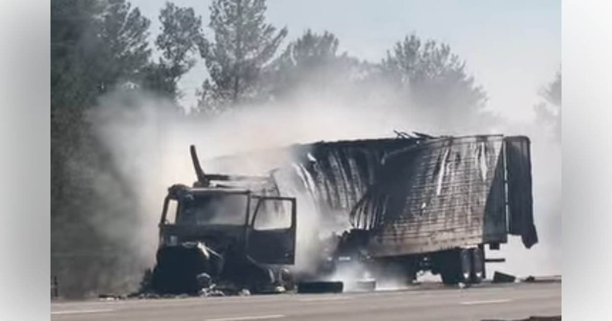 Heavy traffic after semi-truck catches fire on I-75 in Marion County ...