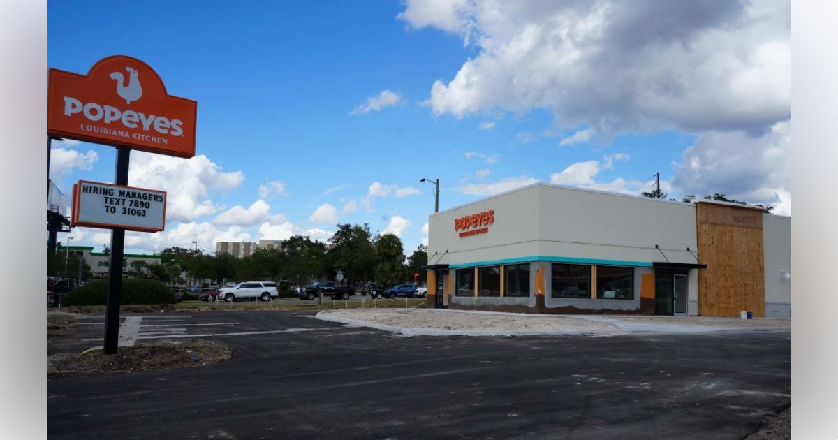 Popeyes nearing completion of restored location - Ocala-News.com
